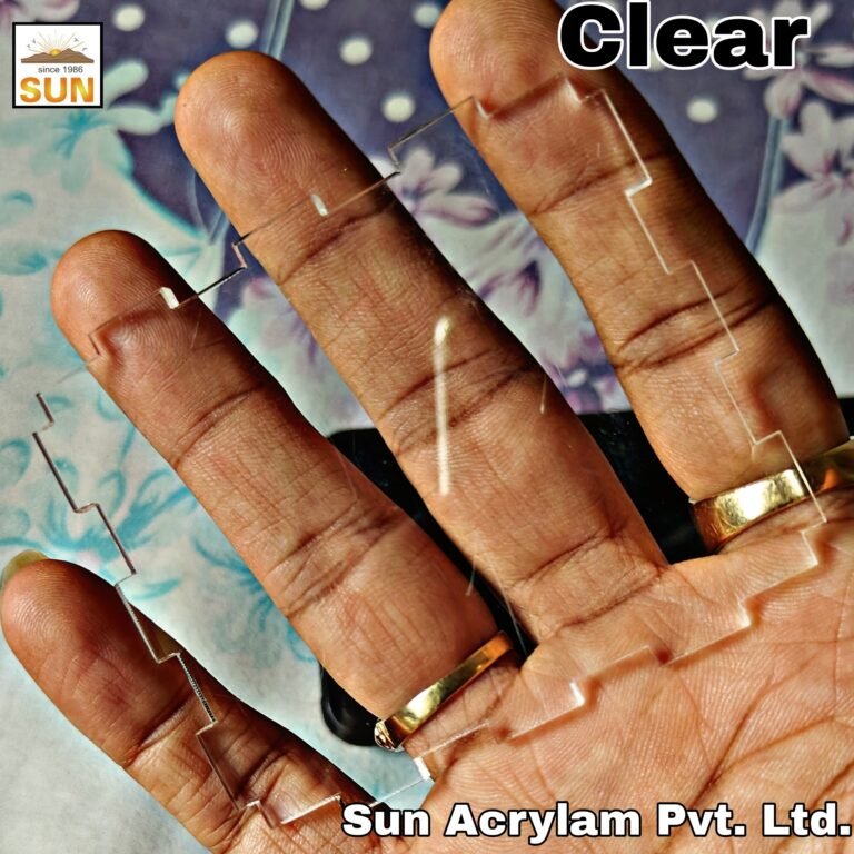 Transparent Acrylic Sheet - Sun Acrylam Pvt Ltd