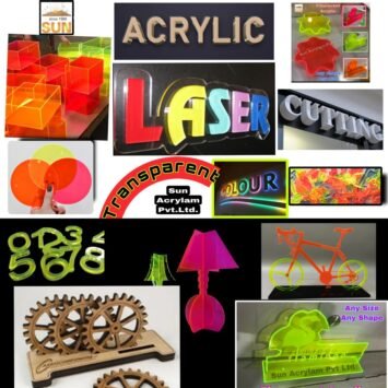 Transparent Color Acrylic Sheet - Sun Acrylam Pvt Ltd